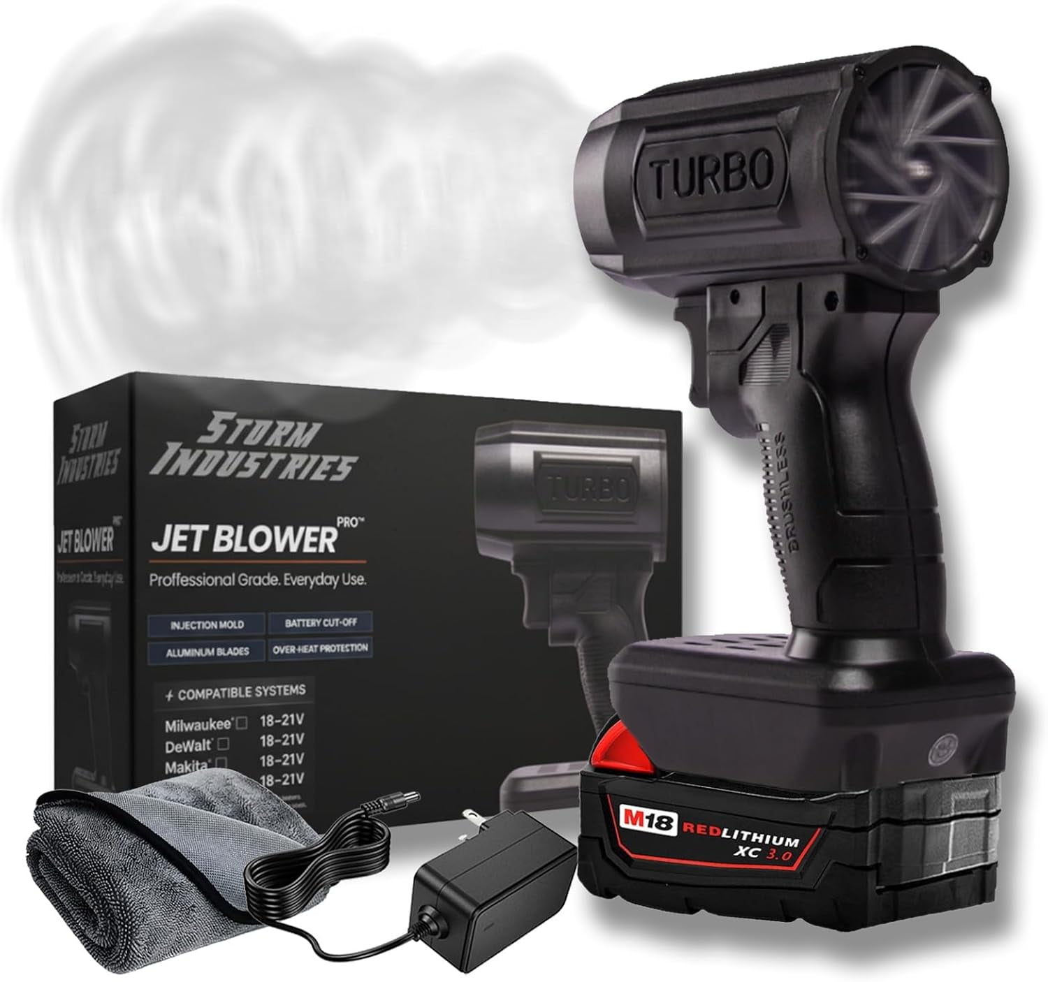 Storm Industries Jet Blower, 2026 New Cordless Portable Snow Blower for ...