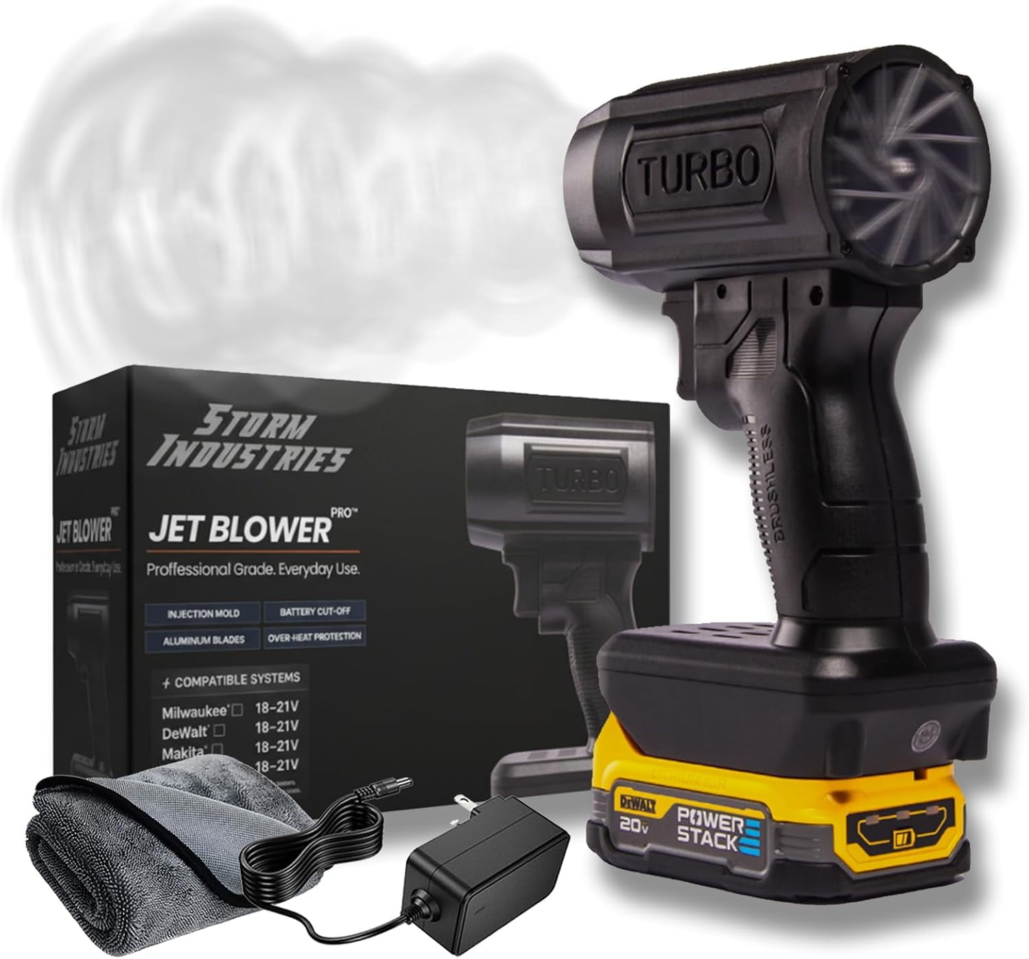 Storm Industries Jet Blower, 2026 New Cordless Portable Snow Blower for ...