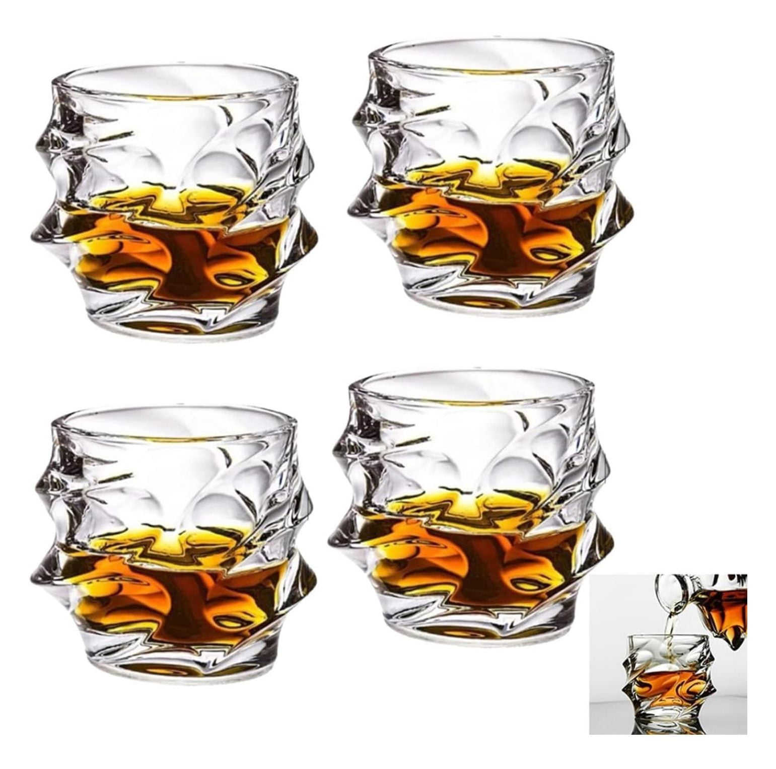 Storm Japanese Crystal Whisky Glass,Old Fashioned Whiskey Glasses ...