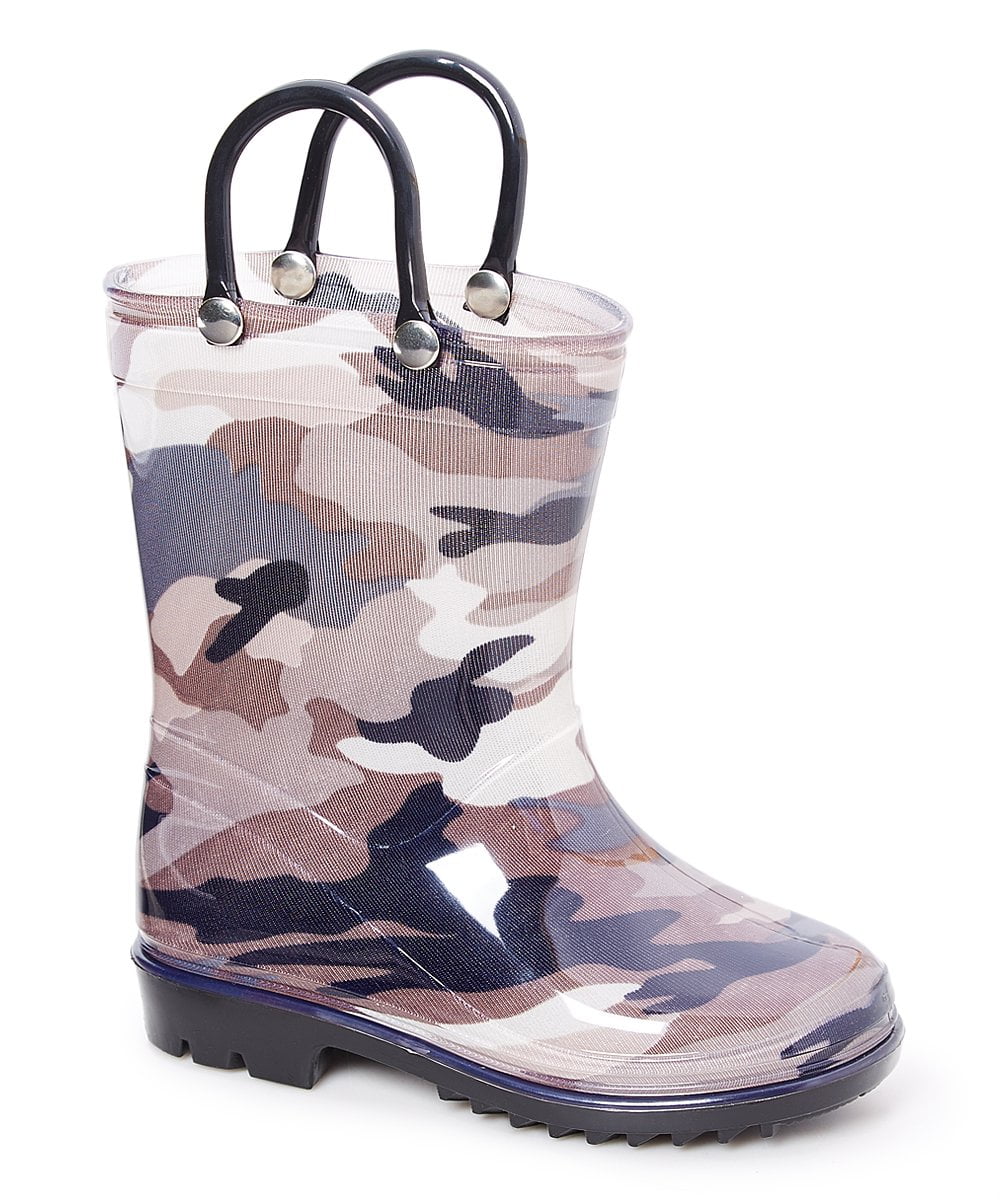 Storm Kidz Kids Boys Rainboots, Gray Camo Print Toddler 10 - Walmart.com