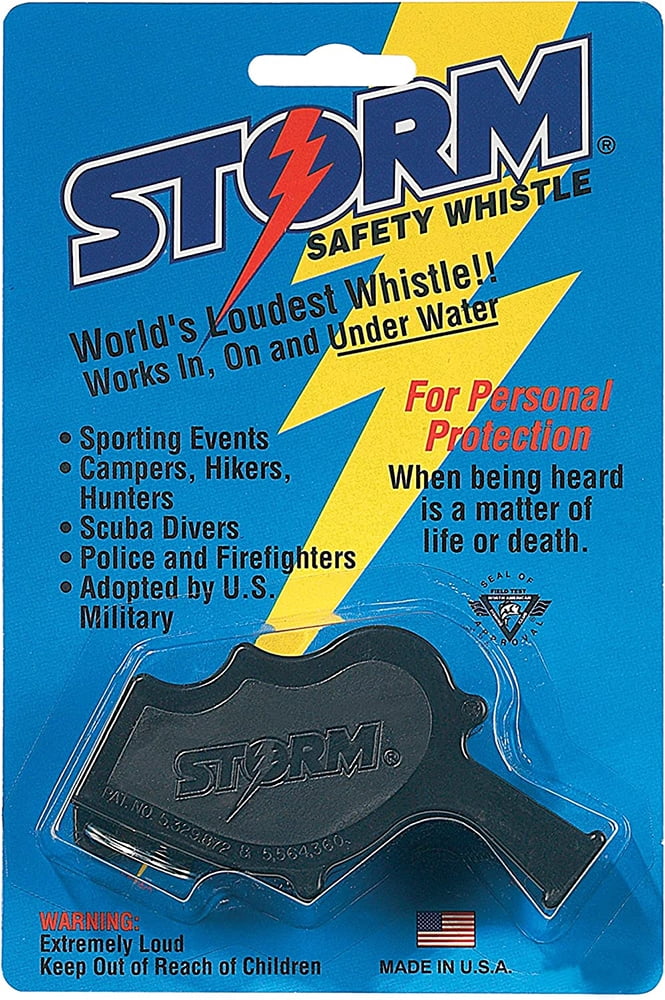 Storm Safety Whistle - The World's Loudest Emergency Safety Whistle ...