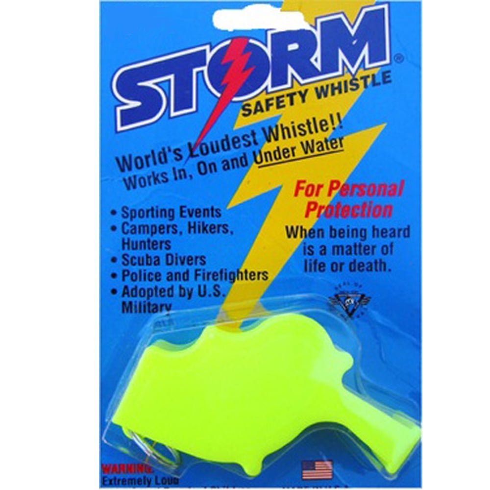 Storm Safety Whistle - The World's Loudest Emergency Safety Whistle ...