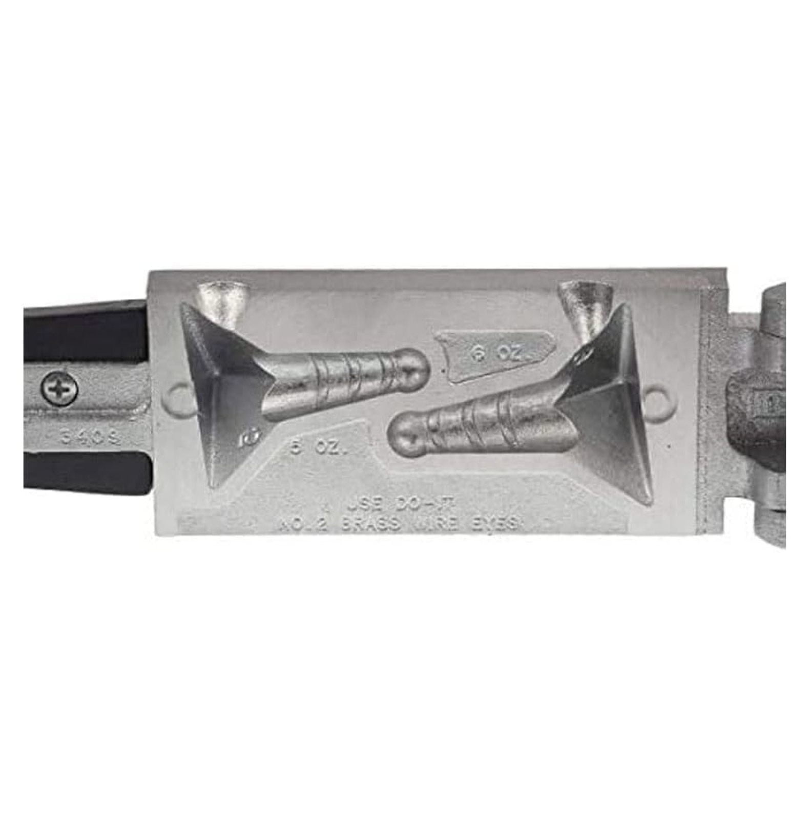 Storm Sinker Mold STM-2-56B- D3409 Silver Hexagonal 5 oz or 6 oz Metal ...