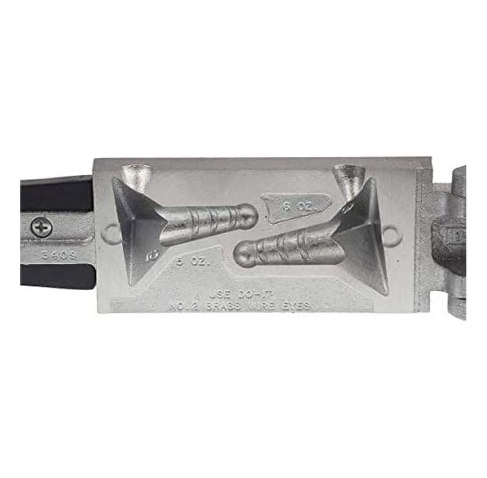 Storm Sinker Mold STM-2-56B- D3409 Silver Hexagonal 5 oz or 6 oz Metal Surf Casting Sinkers ...