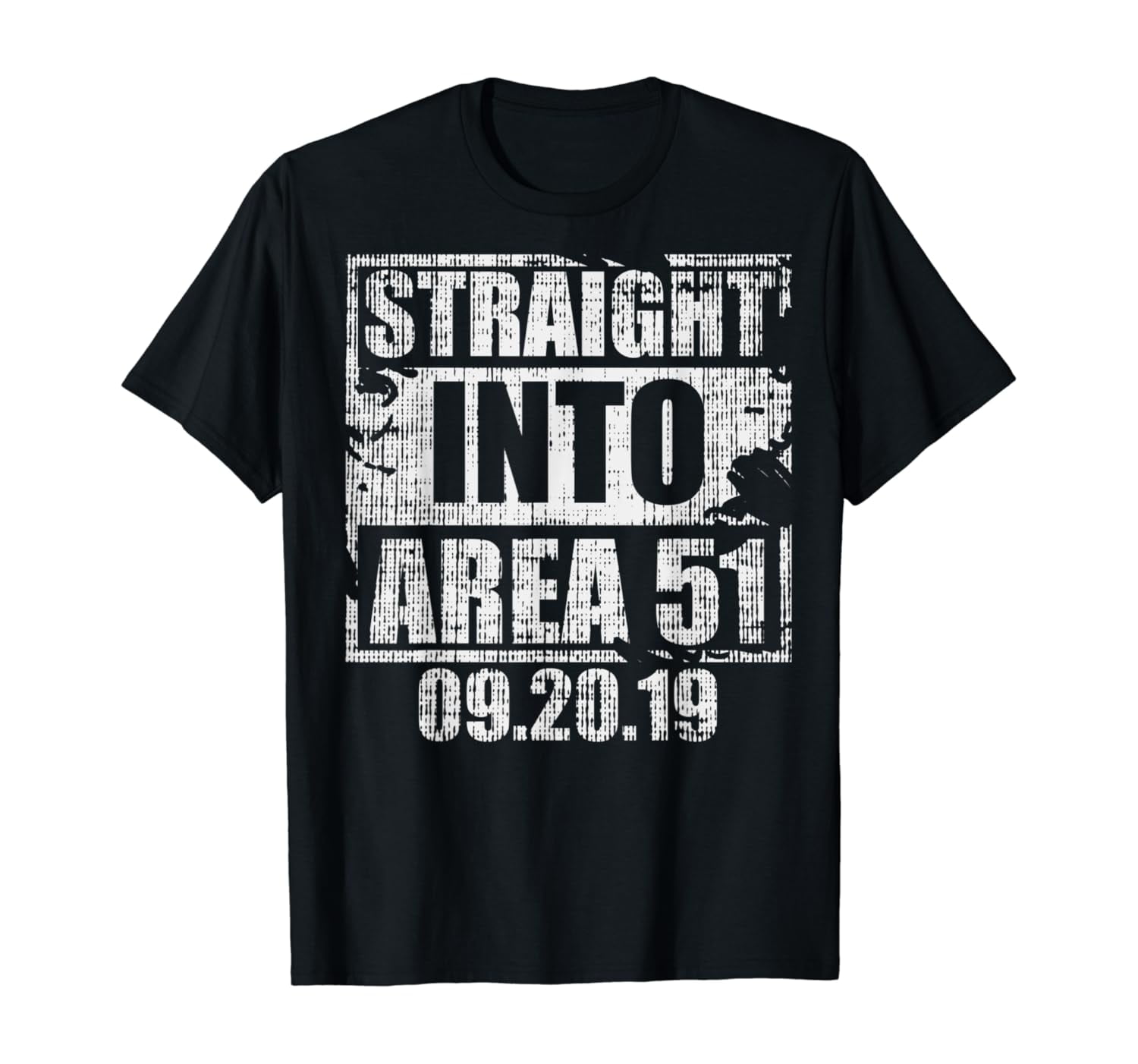 Storm Straight Into Area 51 Vintage Fun Nevada Alien UFO ET T-Shirt ...