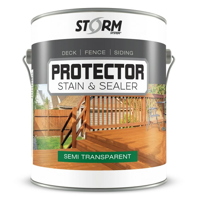 Storm System Protector - Waterproof Semi-Transparent Wood Stain and ...