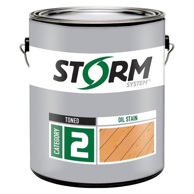 Storm System Transparent Mahogany Flame Oil-Based Alkyd Exterior Stain ...