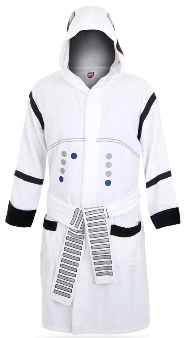 Storm Trooper Cotton Hooded Adult Robe - Walmart.com
