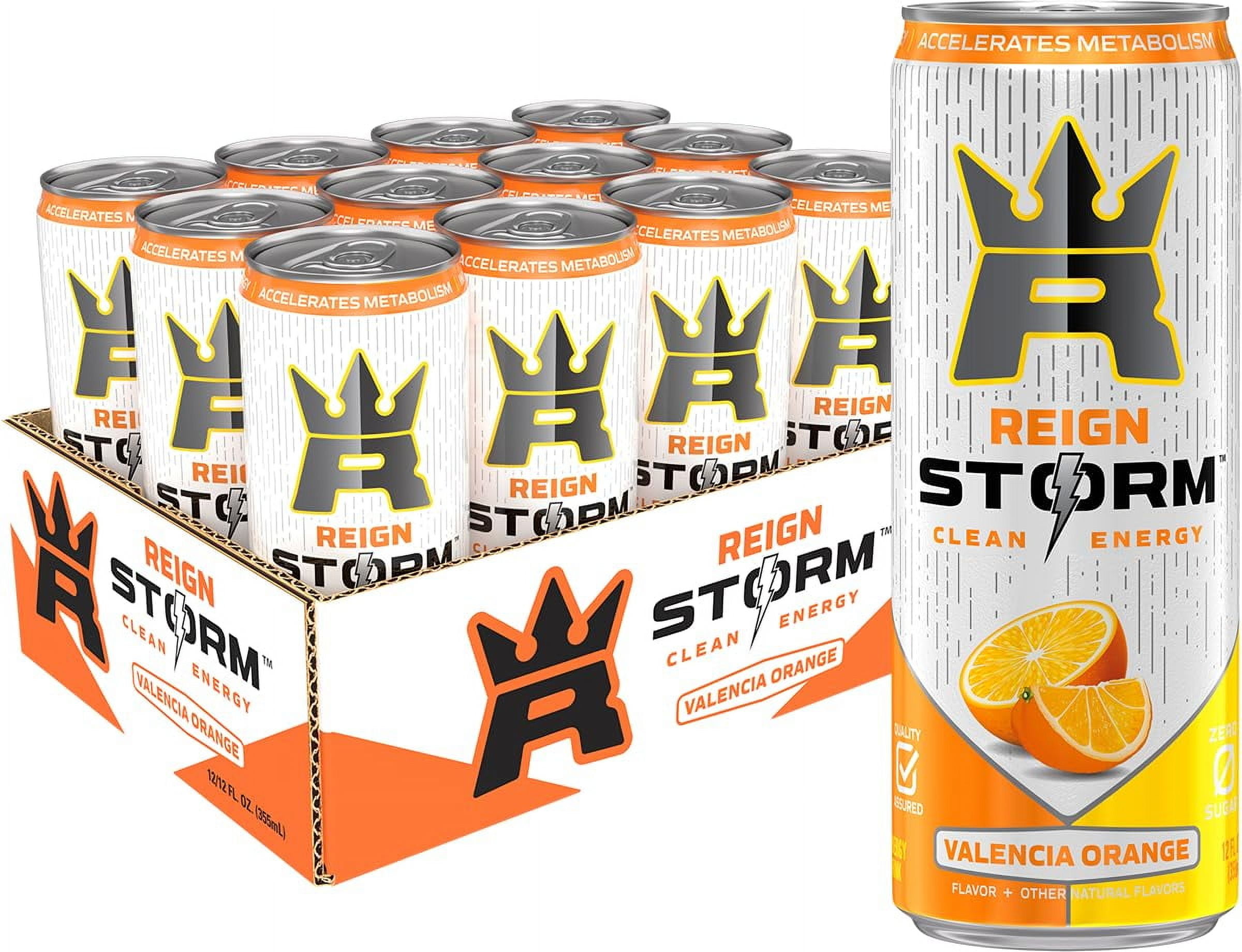 Storm, Valencia Orange, Fitness & Wellness Energy Drink, 12 Fl Oz (Pack ...