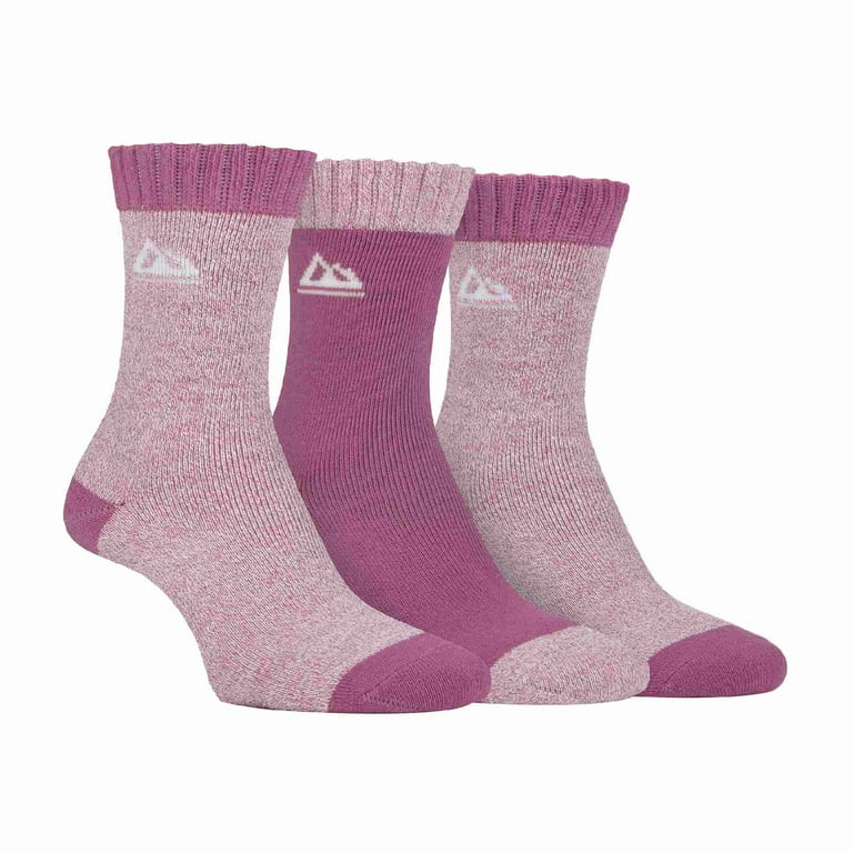 Storm Valley 3 Pack Womens Performance Polyester Boot Socks Walking Hiking Trekking Socks