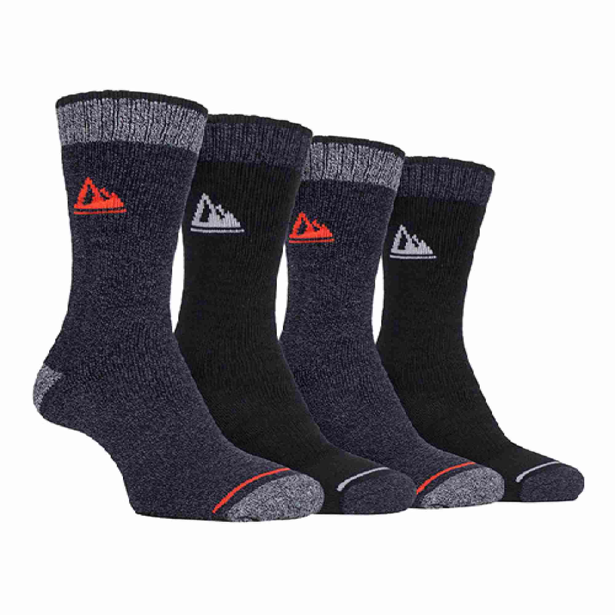 Storm Valley Mens Hiking Work Boot Socks, Cushioned Sole, Breathable ...