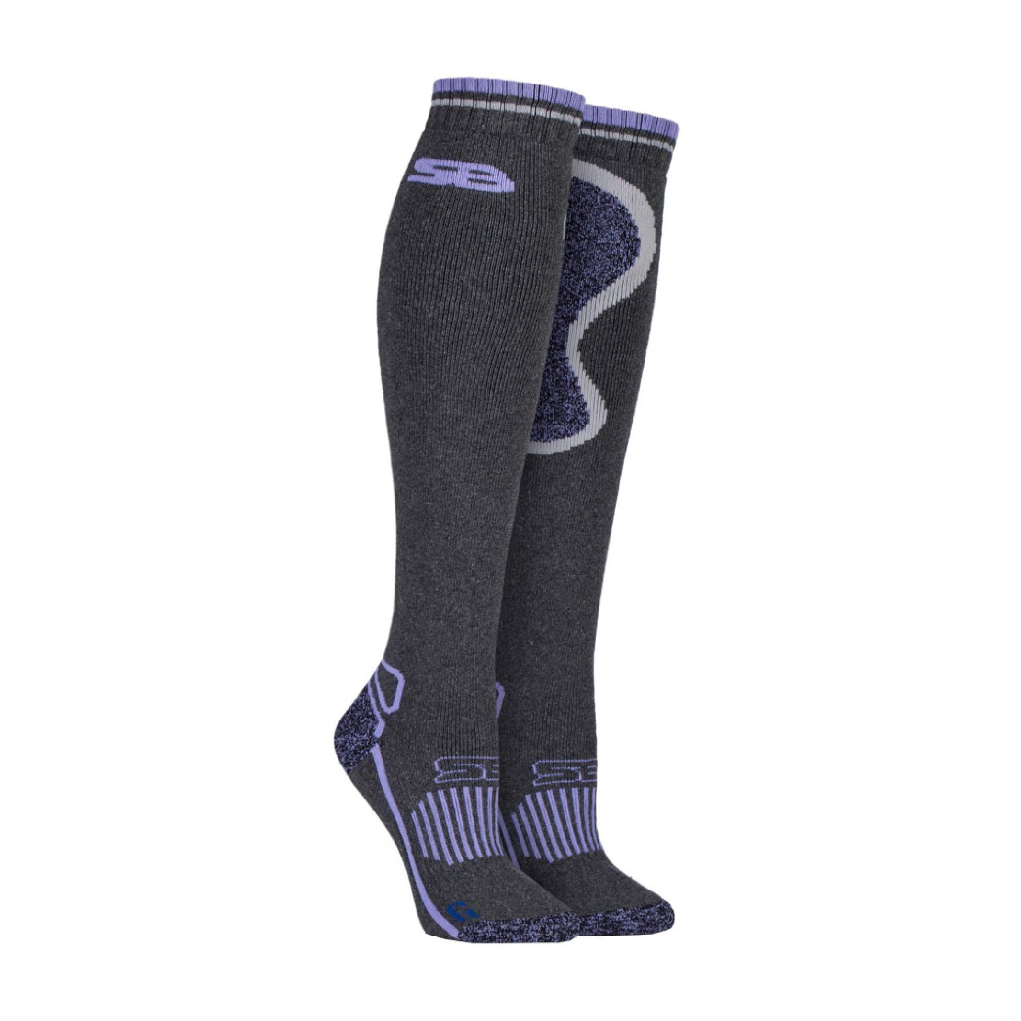 Storm Valley - Ladies Long Knee High Wool Cushioned Thermal Equestrian ...