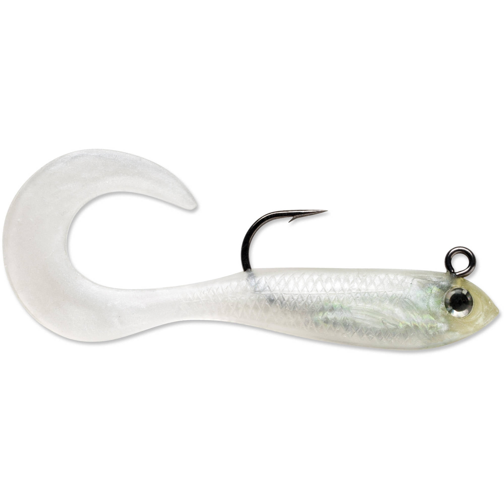Storm WildEye 2" Curl Tail Minnow Fishing Lure, Pearl, 1/16 oz ...