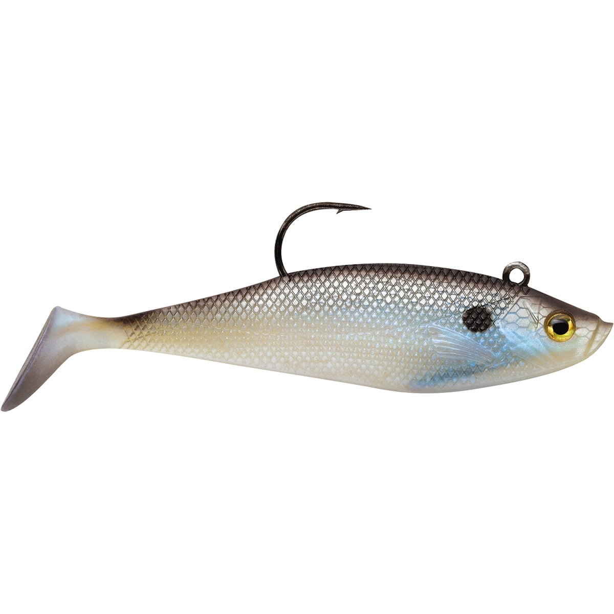Storm WildEye Swim Shad 4" Fishing Lure 7/16oz Natural Shad 3pcs ...