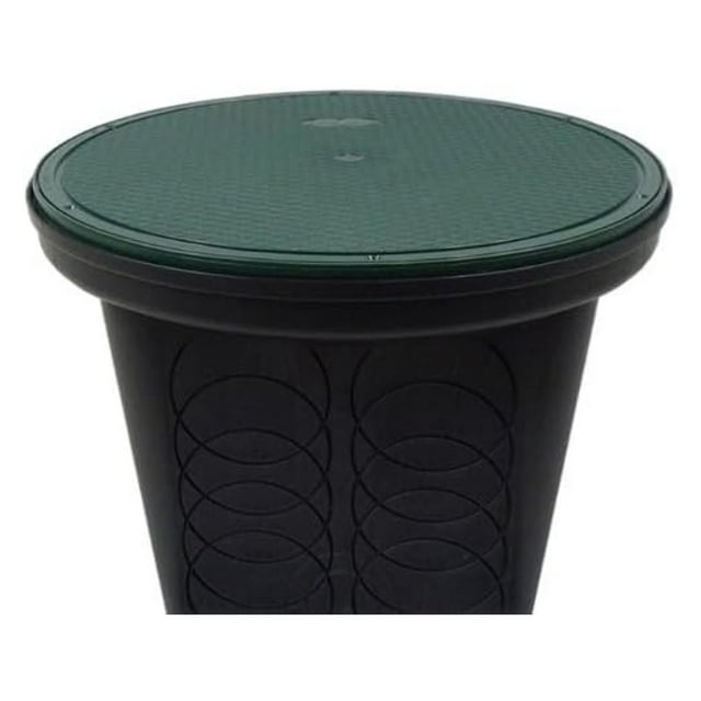 StormDrain FSD-3017-20SKIT 20" Round Catch Basin Drain with Green Lid ...