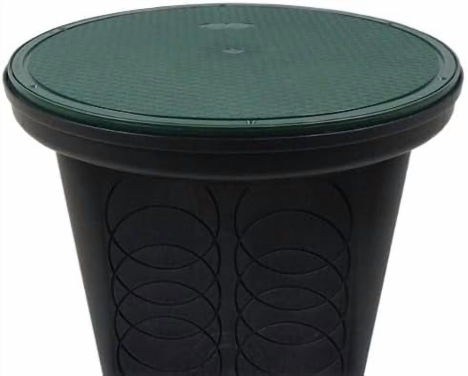StormDrain FSD-3017-20SKIT 20" Round Catch Basin Drain with Green Lid ...