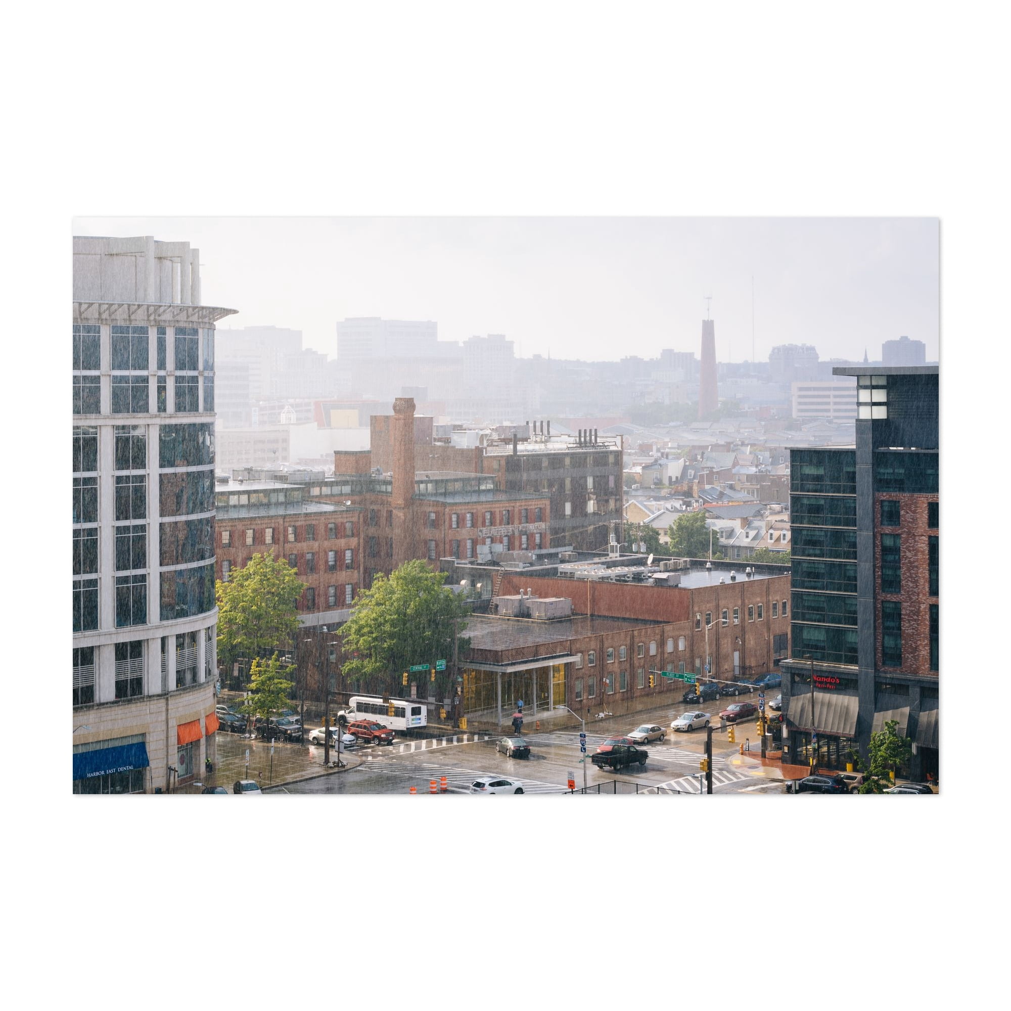 Storming in Harbor East - Baltimore Maryland Photography City Street ...