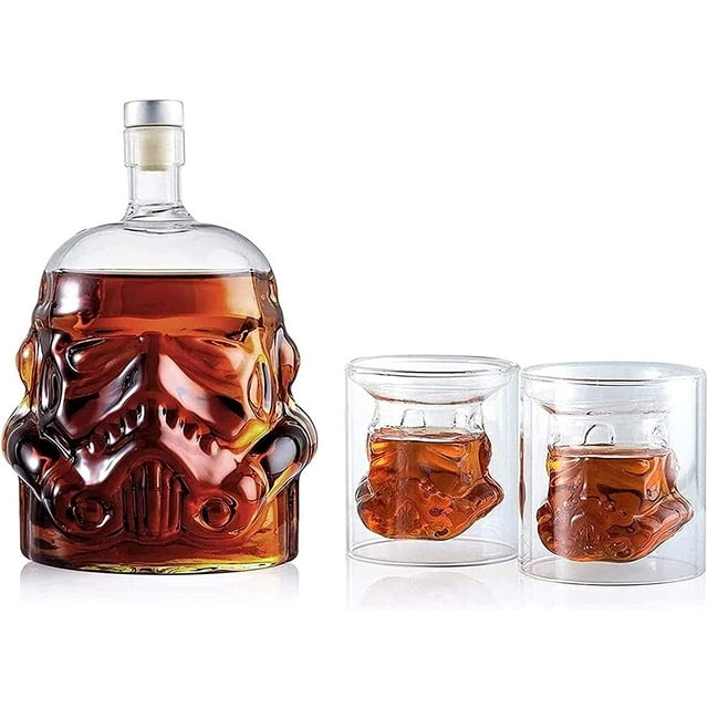Stormtrooper Bottle Decanter, Starwars Storm trooper Whiskey Carafe ...
