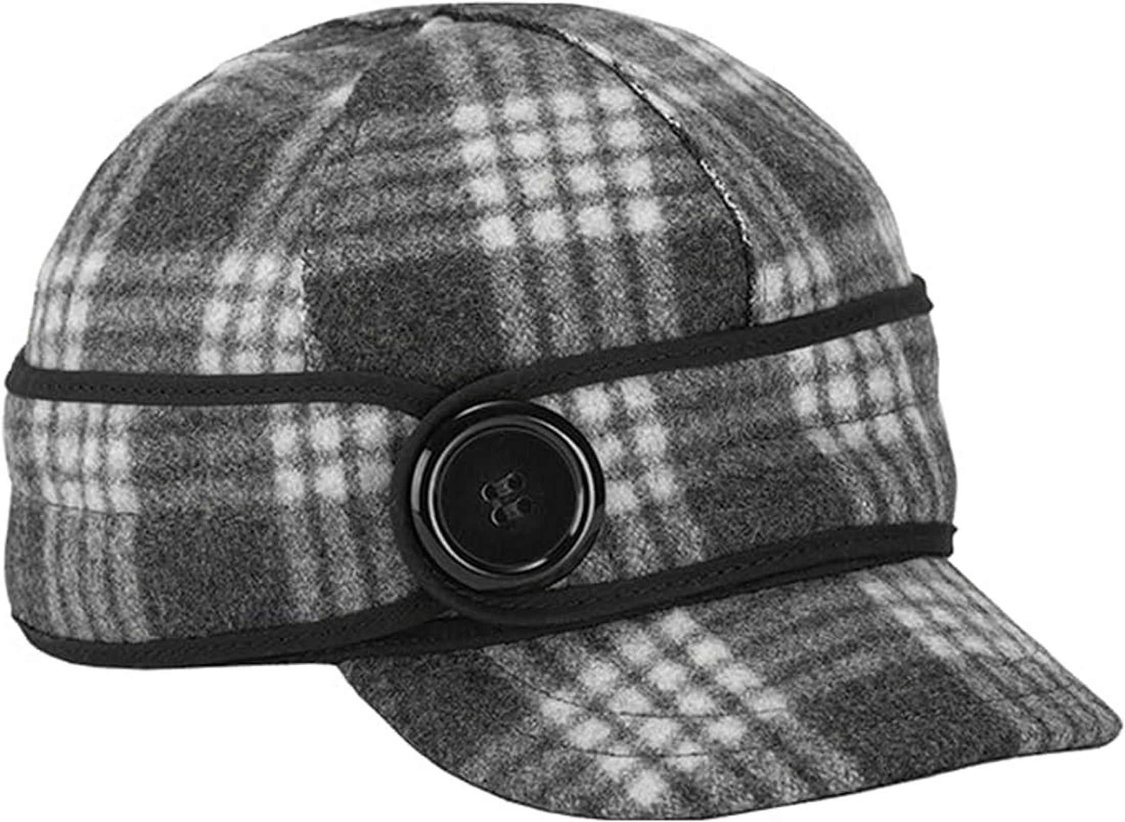 Stormy Kromer Button Up Cap - Decorative Wool Hat with Earflap ...