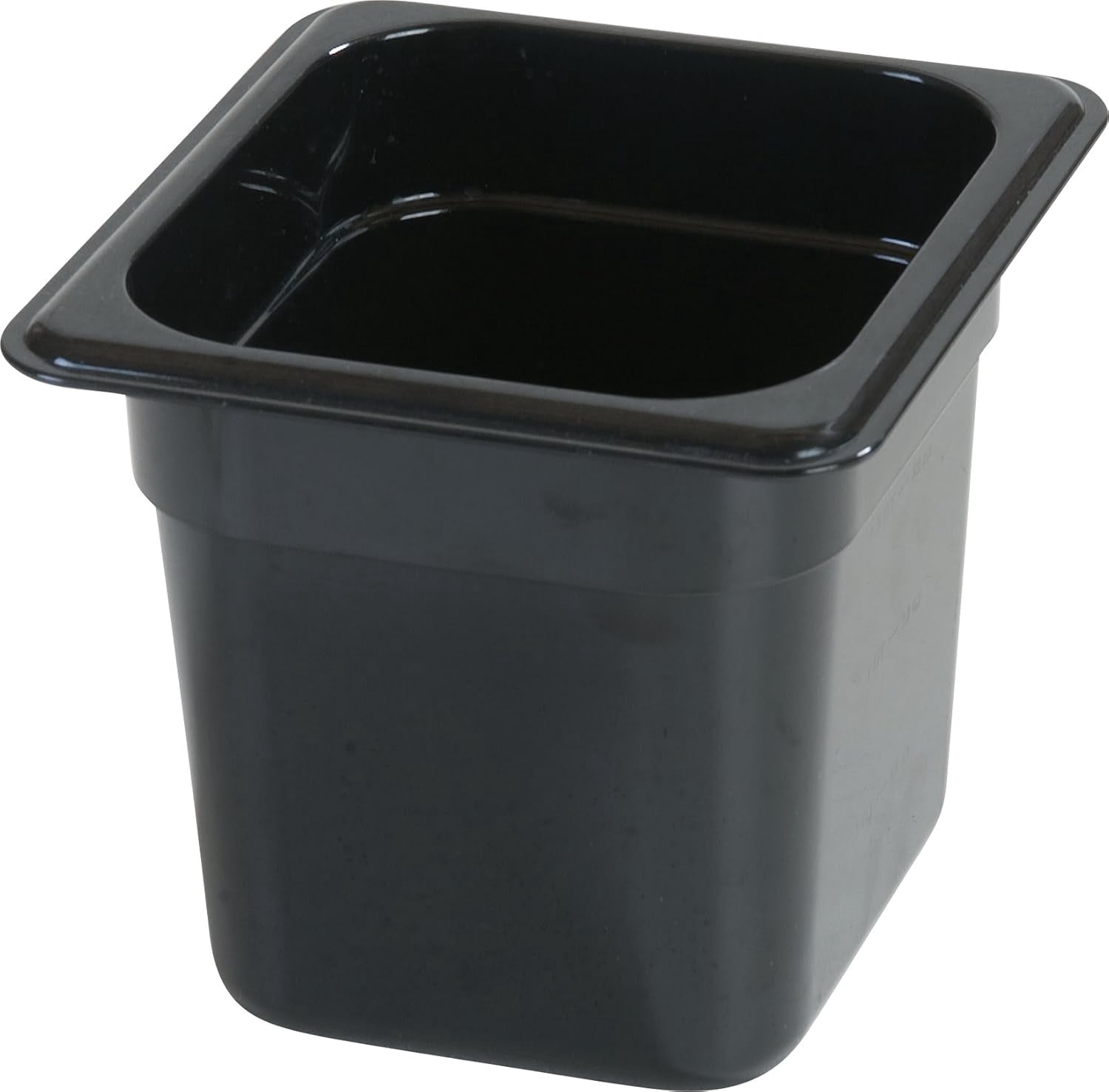 Storplus High Heat Food Pan, 1/6 Size, 6 Inches Deep, Black, (Pack of 6 ...