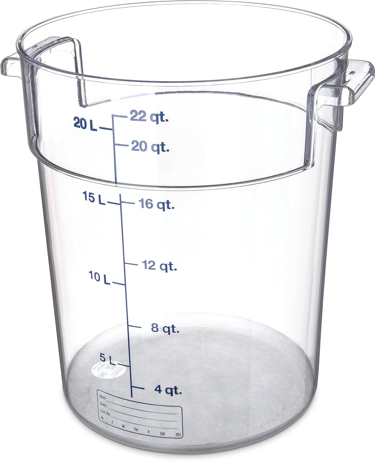 Storplus Round Food Storage Container with Stackable Design for ...