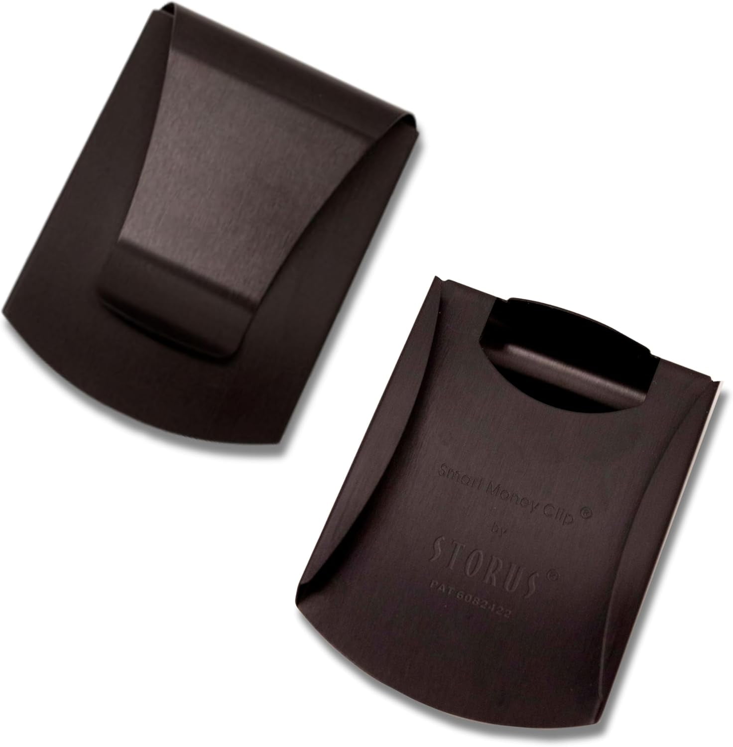 Storus Smart Money Clip Card Holder Metal Wallet Slim Minimalist Front ...