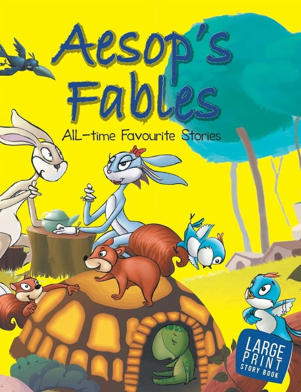 Story Book : Aesop's Fables All Time Favourite Stories - Large Print ...