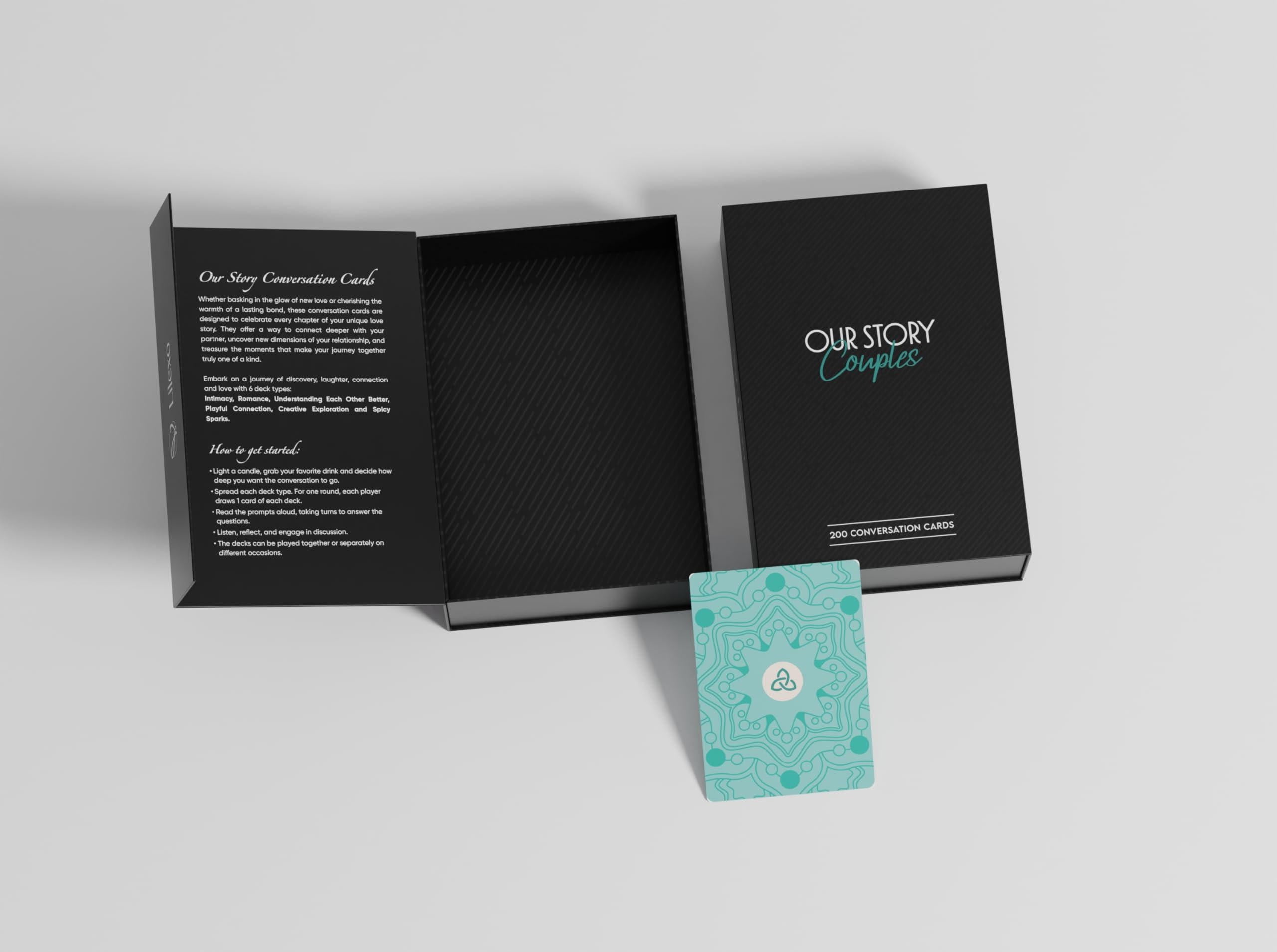 Our Story Conversation Cards for Couples Romantic Fun Couples Games to ...