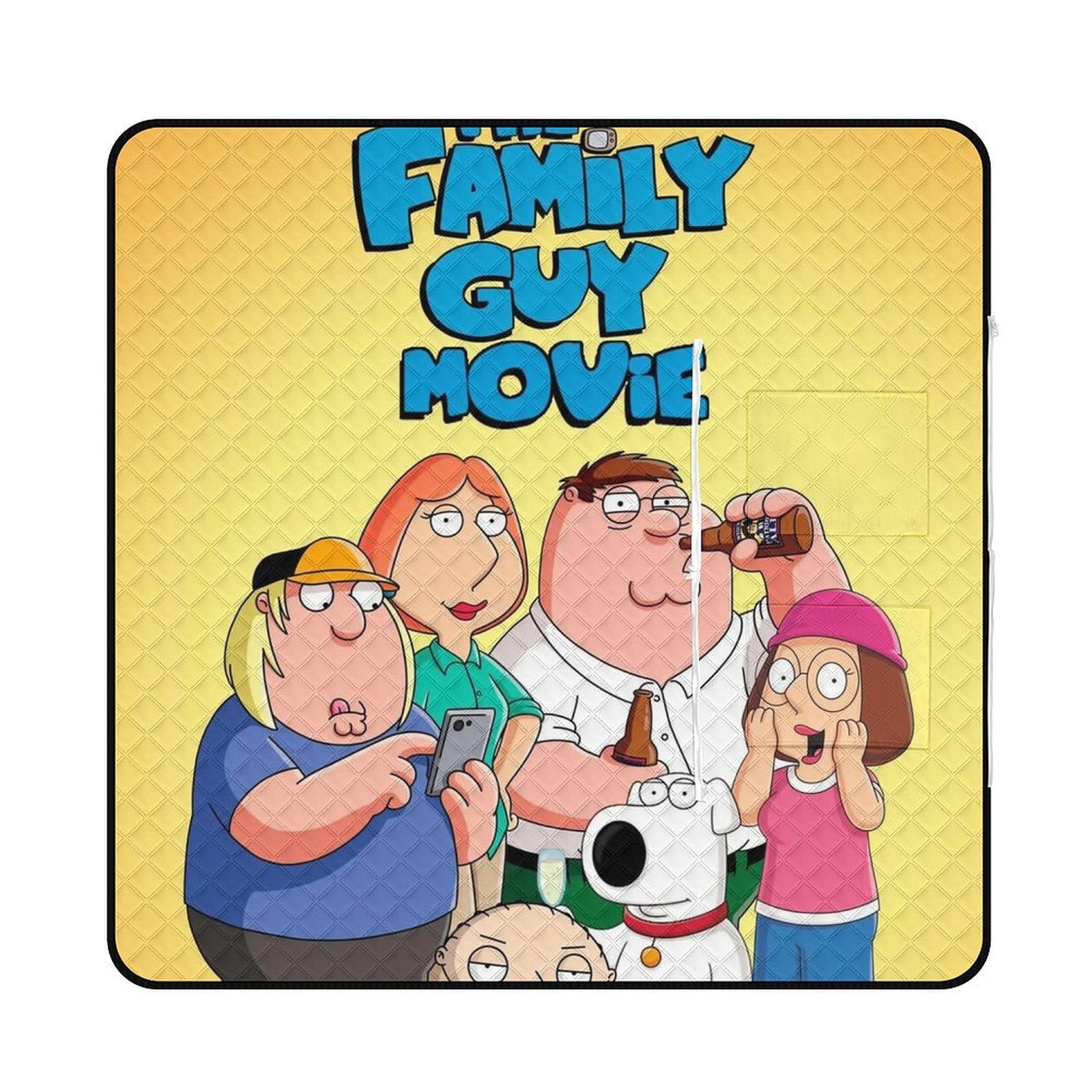 Story Family Guy Picnic Mat Sandproof Waterproof Foldable Portable Tote ...
