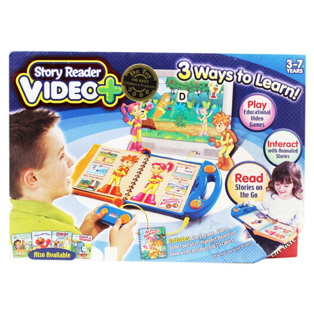 Story Reader Video + Game Controller and Alphabet Adventure Book ...