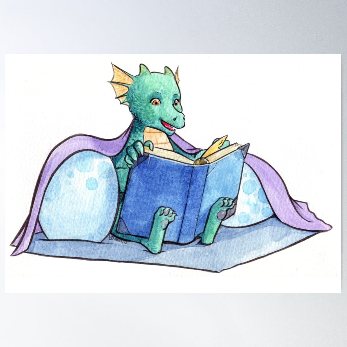 Story Times For Younger Siblings Poster Wall Art, Modern Wall Decor For ...