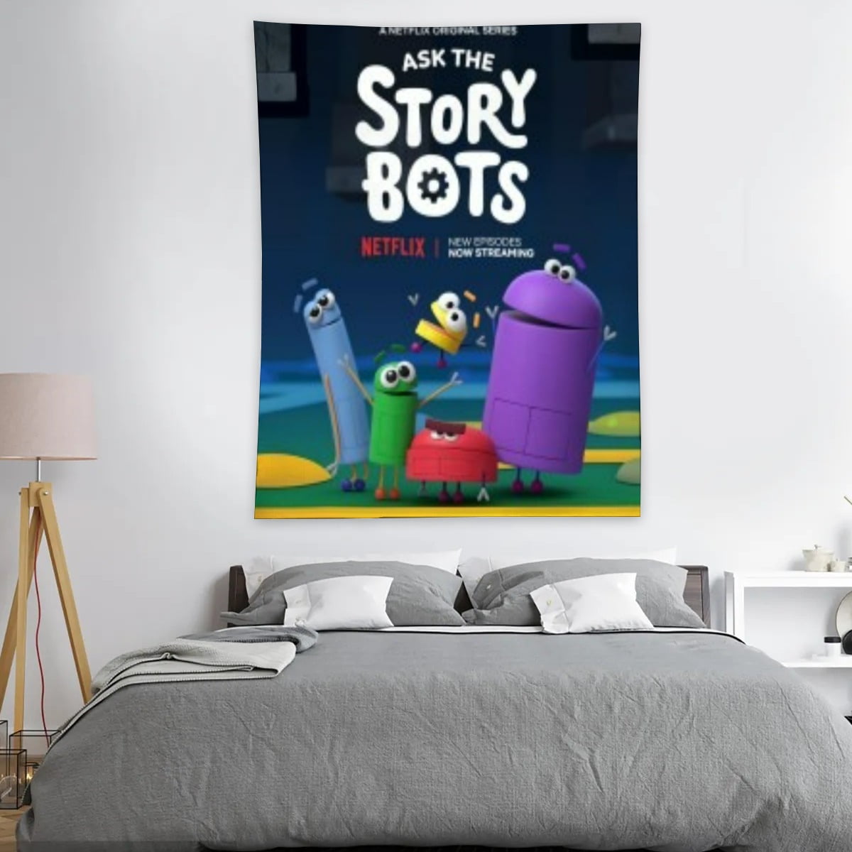 StoryBots Tapestry Gift Wall Hanging Backdrop for Room Bedroom Girls Or ...