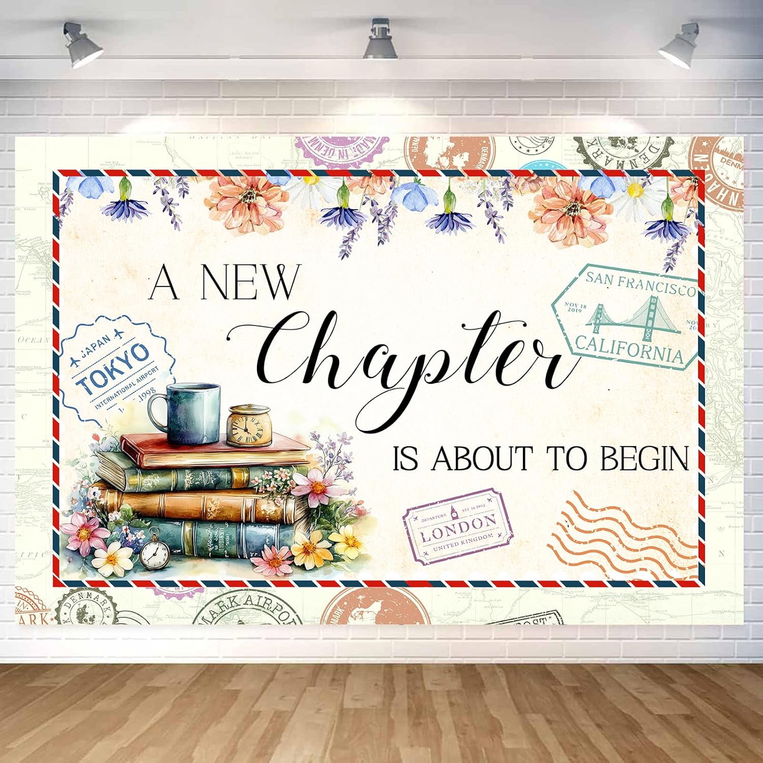 Storybook Baby Shower Backdrop A New Chapter is About to Begin ...