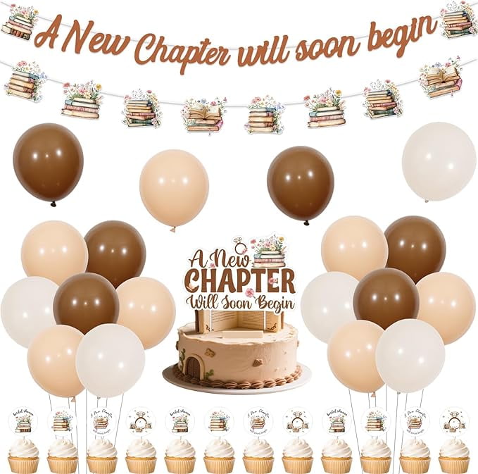 Storybook Bridal Shower Decorations A New Chapter Begins Bridal Shower ...