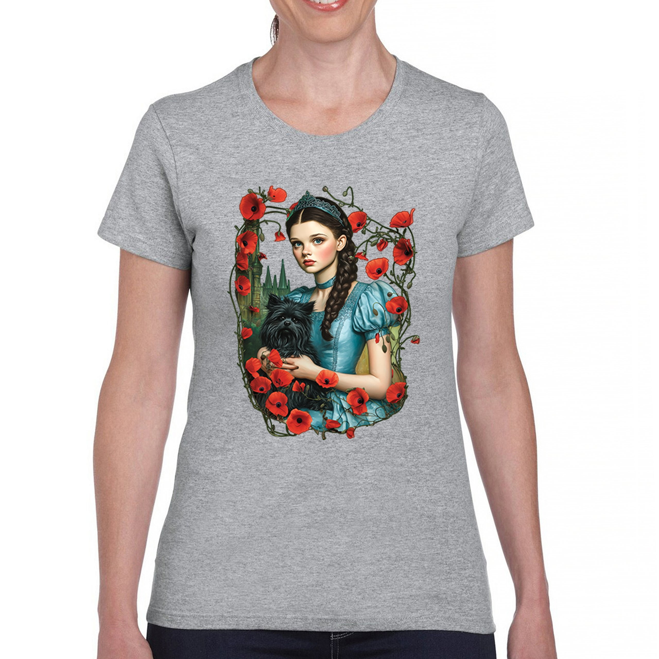 Storybook Dorothy T-Shirt Gothic Fairytale Wizard Girl Fantasy ...