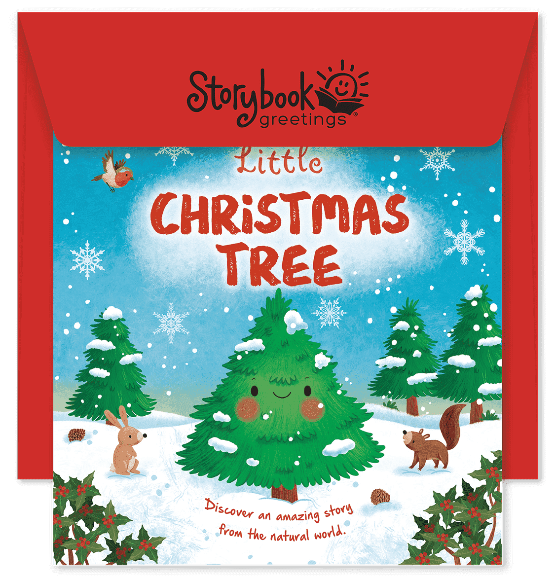 Storybook Greetings Little Christmas Tree with Envelope - Walmart.com