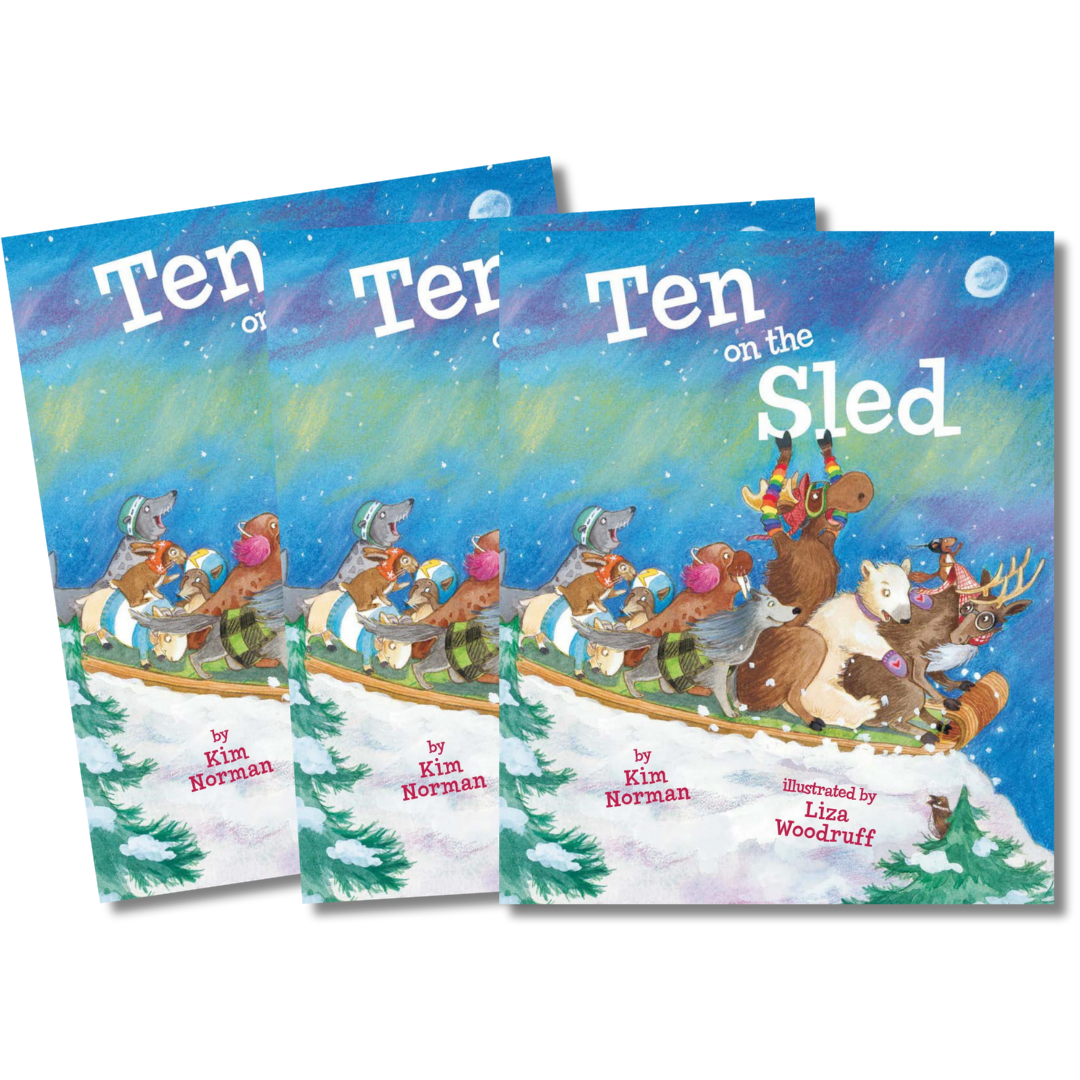 Storybook Greetings Ten on the Sled 3 Book Set with Envelope - Walmart.com
