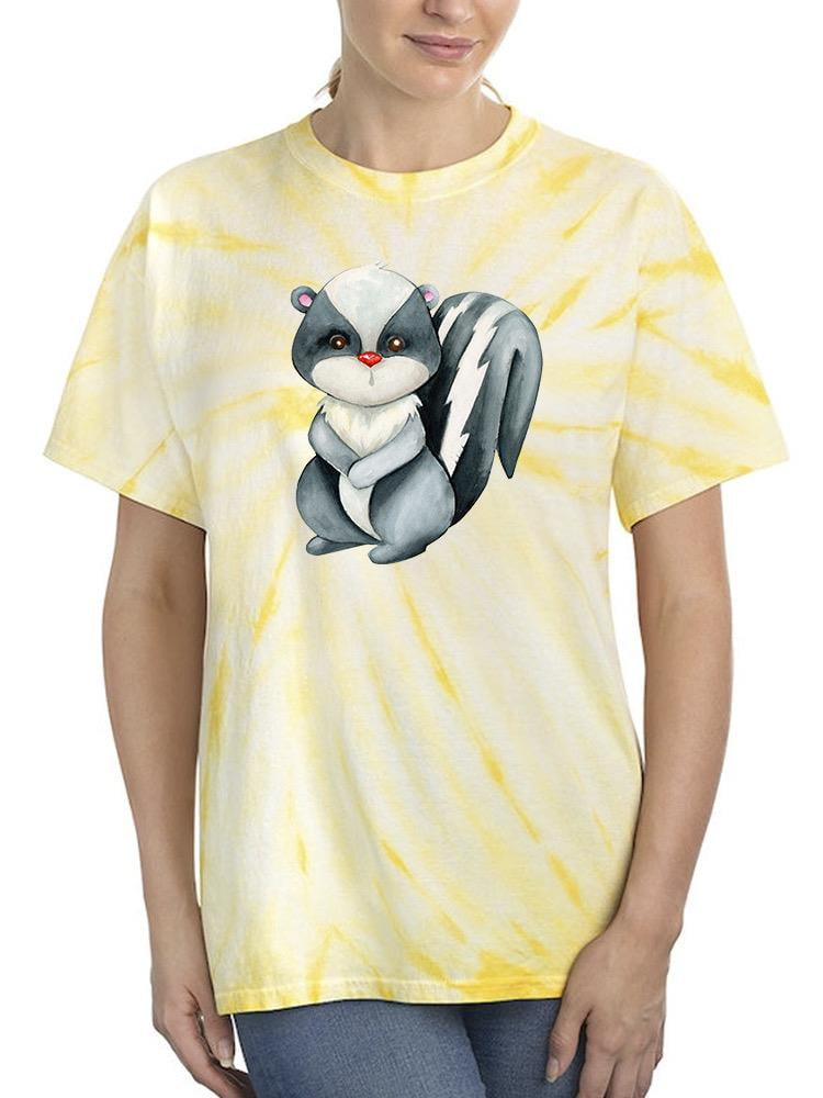 Storybook Skunk Sitting Tie Dye Cyclone Women -Image by Shutterstock ...