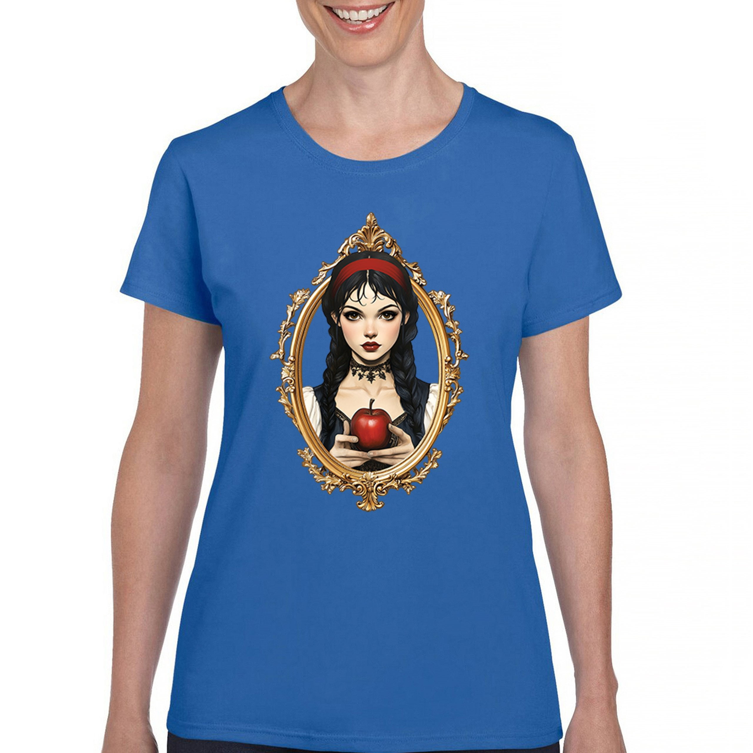 Storybook Snow White T-Shirt Gothic Fairytale Apple Princess Magical ...