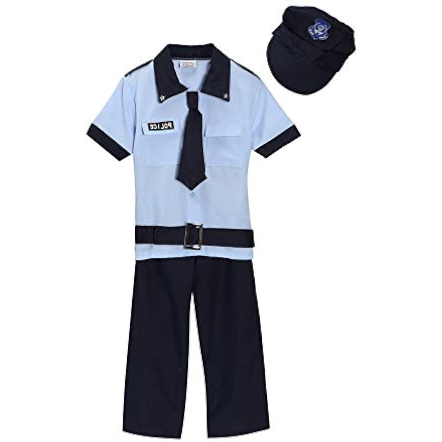 Storybook Wishes Kids Navy Blue Basic Policeman Dressup Costume - Size ...