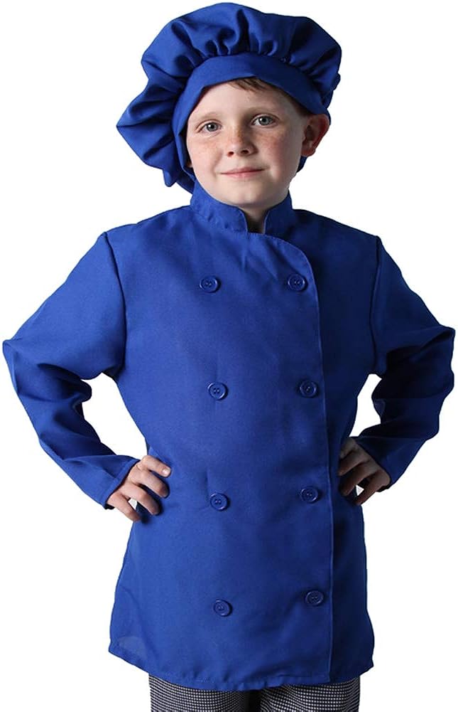 Storybook Wishes Kids Royal Blue Chef Jacket & Hat, Size 2-4 - Walmart.com