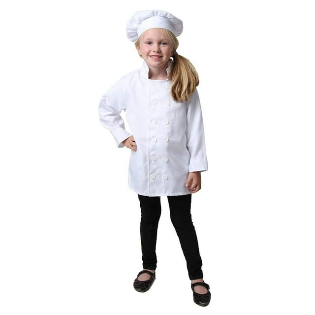 Storybook Wishes Kids White Chef Jacket & Hat, Size 2-4 - Walmart.com