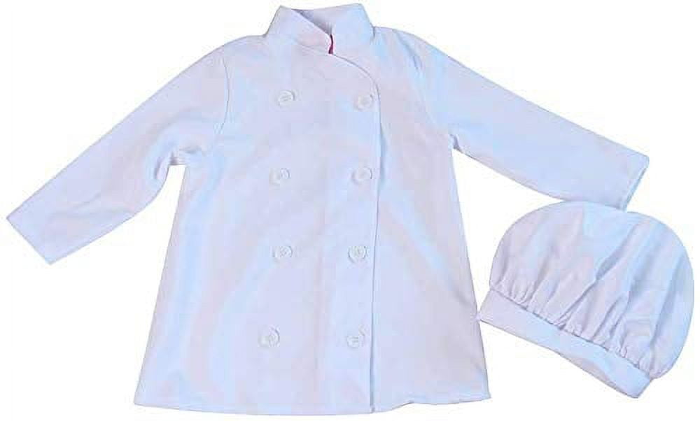 Storybook Wishes Kids White Chef Jacket & Hat, Size 6-8 - Walmart.com