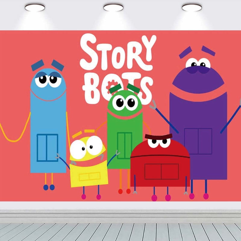 Storybots Party Supplies Taspestry Poster Banner Backdrop Background ...