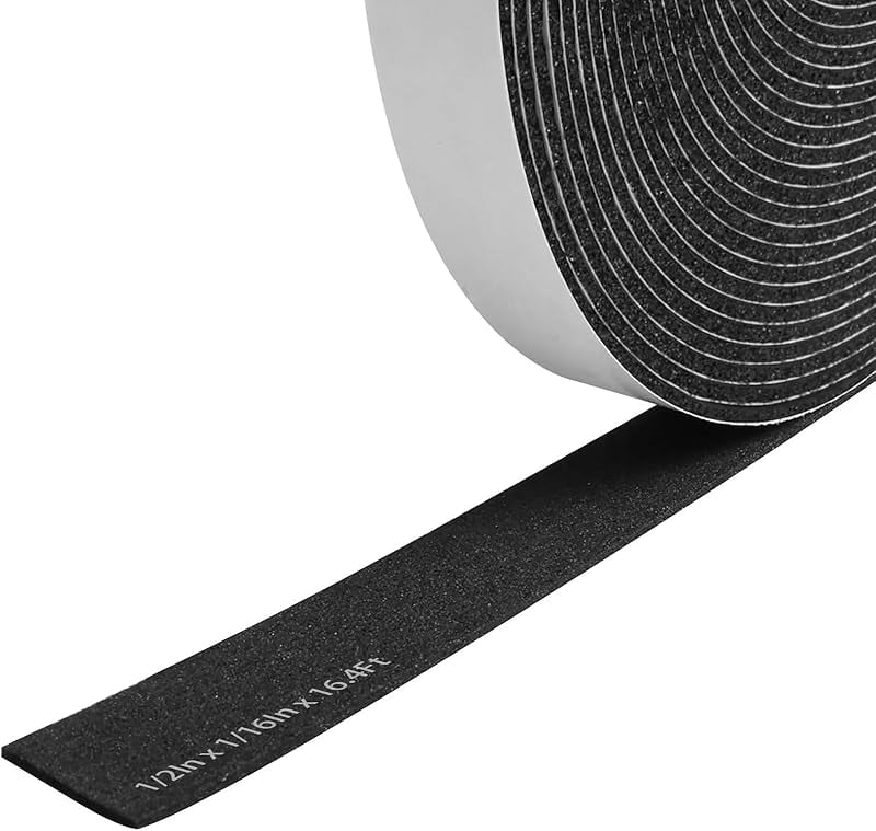 Storystore Foam Insulation Tape Self Adhesive, 1/2In x 1/4In x 33Ft ...