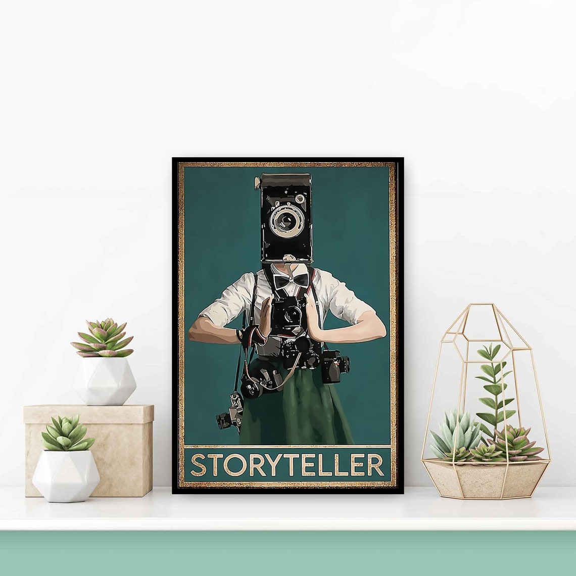 Storyteller Vintage Print, Storyteller Wall Art, Storyteller , Her ...