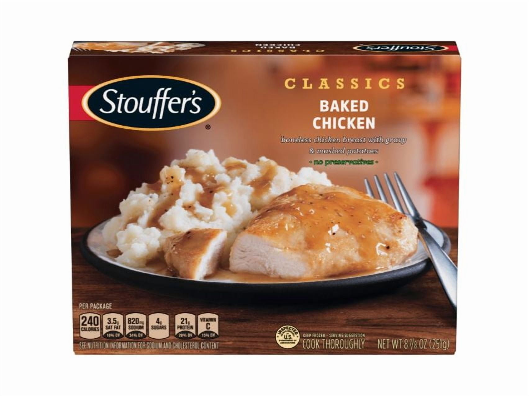 Stouffer'S Meal Baked Chicken 8.875oz (PACK OF 12) - Walmart.com