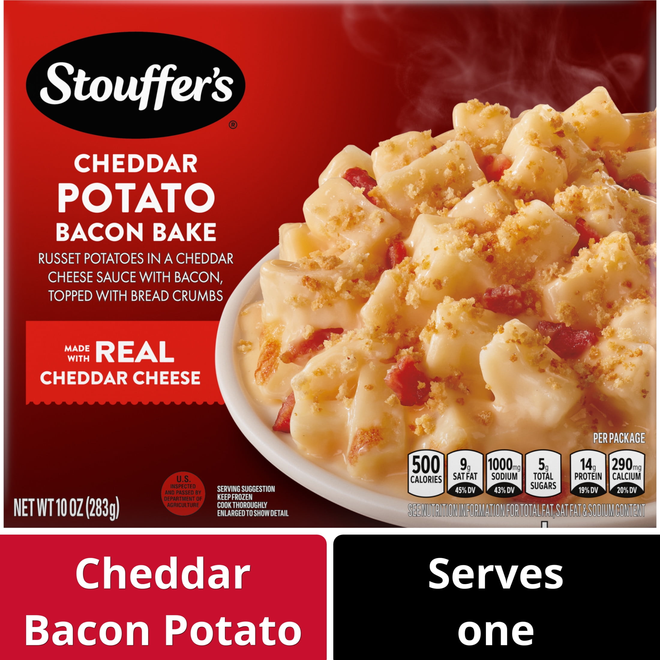 Stouffer's Cheddar Potato Bake Frozen Meal, 10 oz (Frozen) - Walmart.com