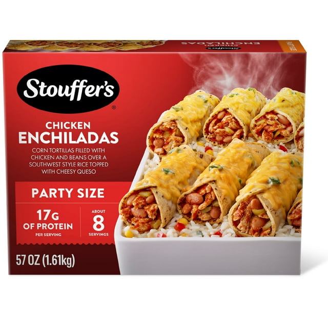 Stouffer’s Chicken Enchiladas, Party Size, Frozen Enchiladas, Party ...