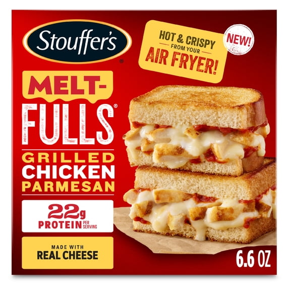 Stouffer’s Melt-FULLS Chicken Parmesan Frozen Sandwich High Protein Air ...